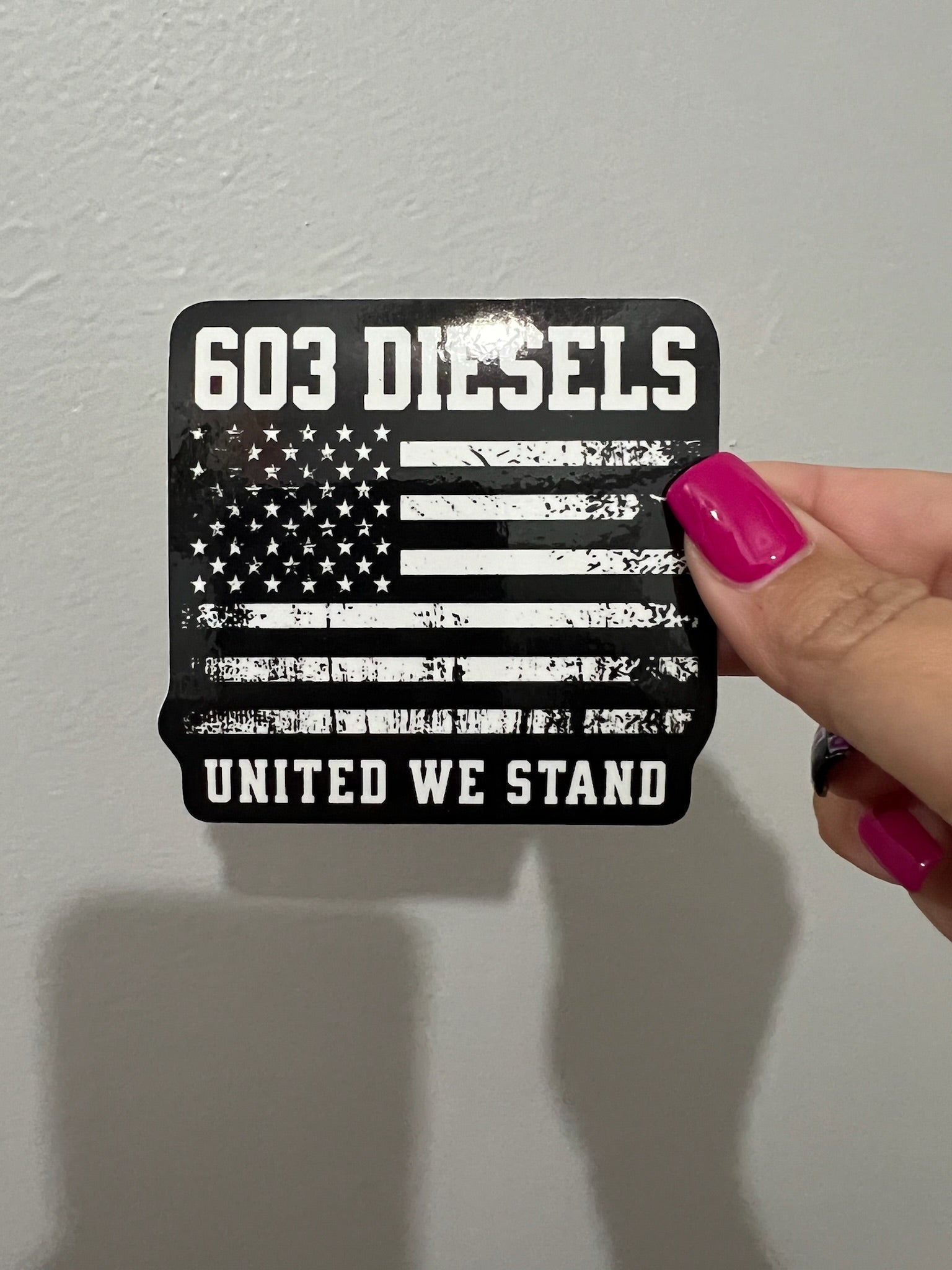 UNITED WE STAND STICKER – 603 DIESELS