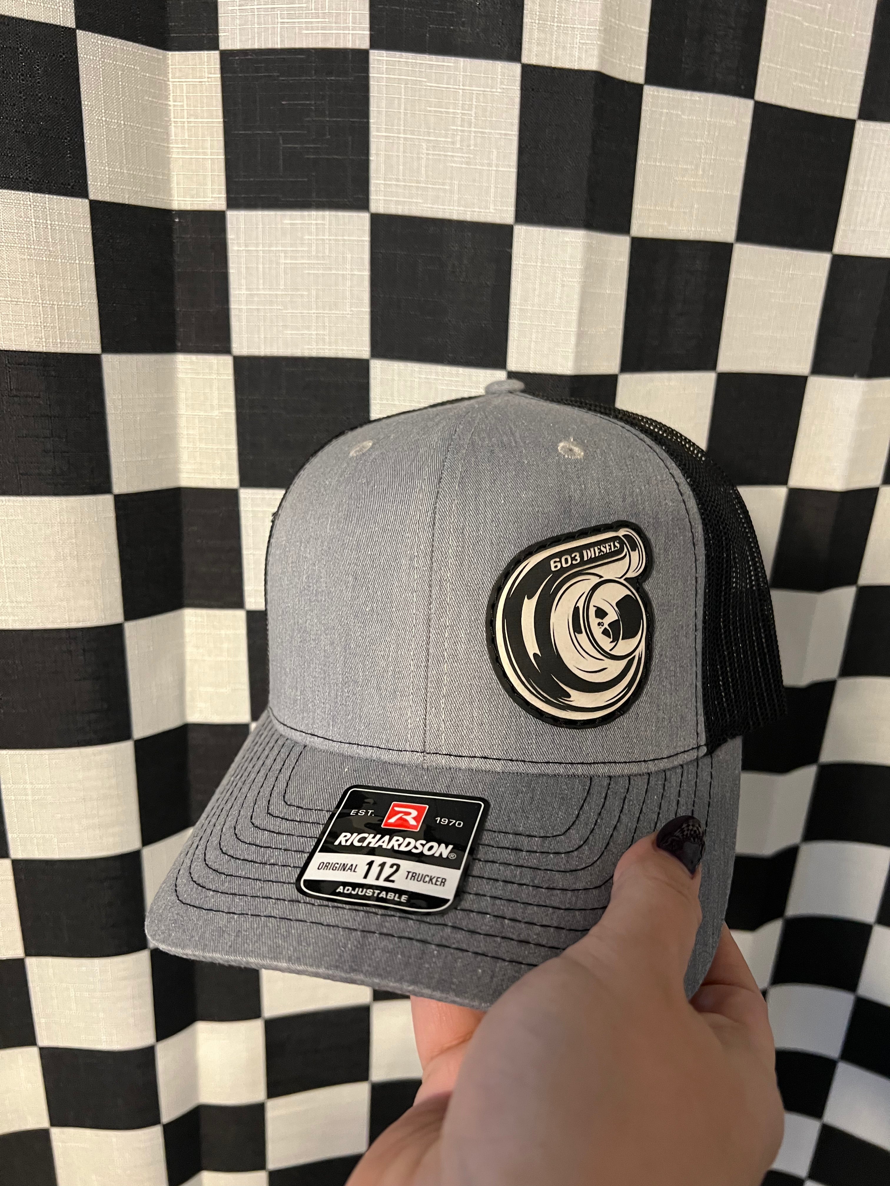 Turbo Leather Patch Richardson Hat – 603 DIESELS